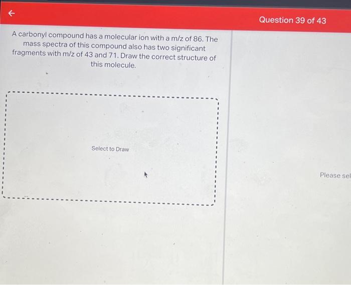 Solved What name is given to the fragmentation pattern shown | Chegg.com