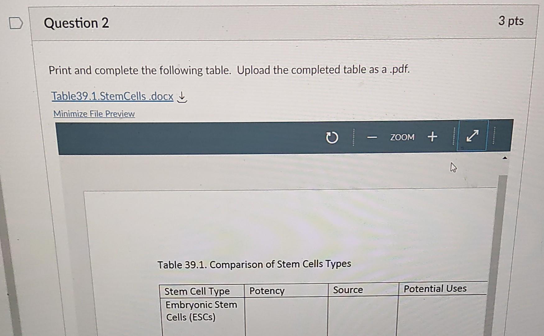 Solved Print and complete the following table. Upload the | Chegg.com