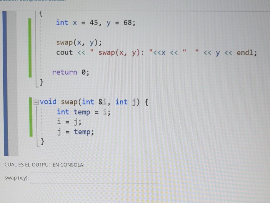 Solved Question 4 Basado en el siguiente codigo: Archivo | Chegg.com