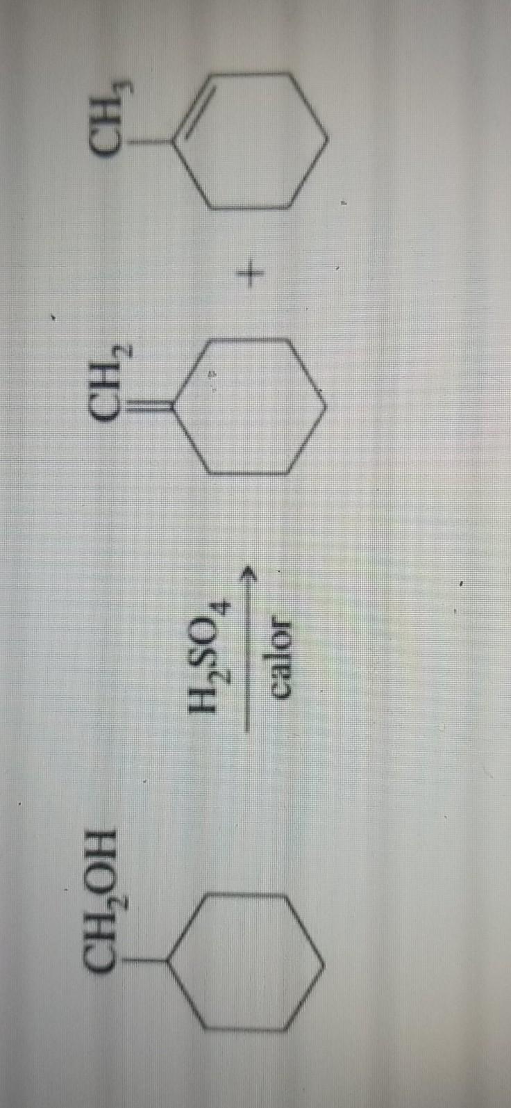 Solved СН,ОН CH, CH, H2SO4 + calor | Chegg.com