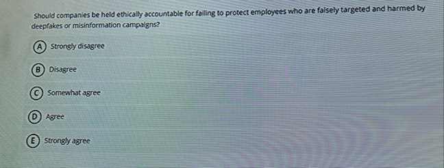 Solved Should companies be held ethically accountable for | Chegg.com