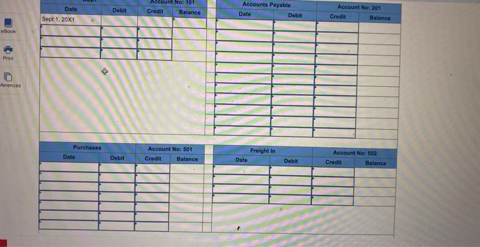 Solved Problem 8.3A (Algo) Posting purchases and cash | Chegg.com