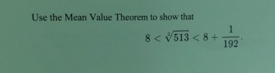 Solved Use the Mean Value Theorem to show that8