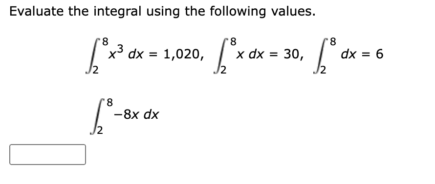 Solved Evaluate the integral using the following | Chegg.com
