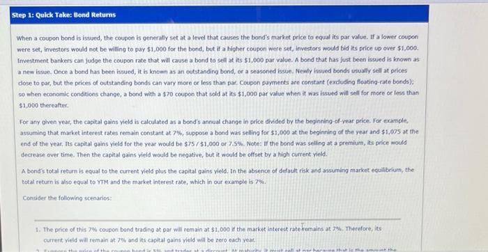 Solved When a coupon bond is issued, the coupon is generally | Chegg.com