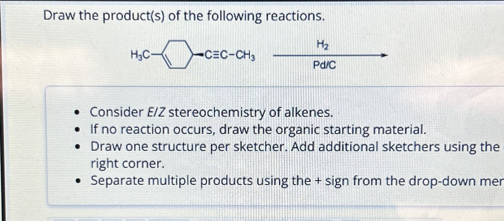 Solved Draw the product(s) ﻿of the following | Chegg.com