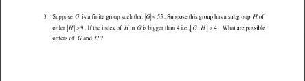 Solved Suppose G is a finite group such that