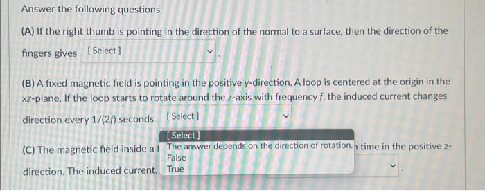 Solved Answer the following questions. (A) If the right | Chegg.com