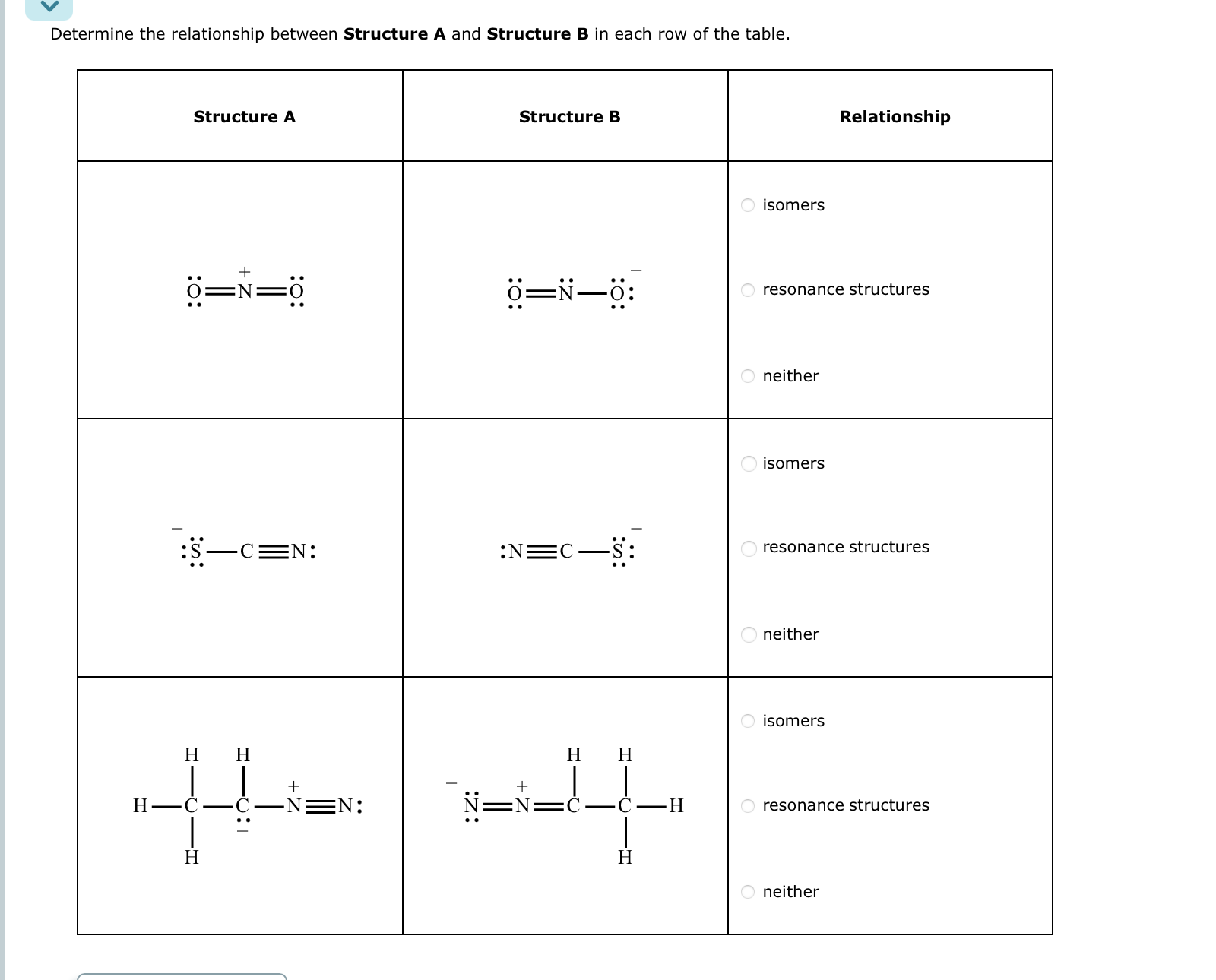 Determine the relationship between Structure A and | Chegg.com
