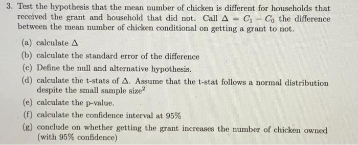 Solved Suppose that the following data collected in Burkina | Chegg.com