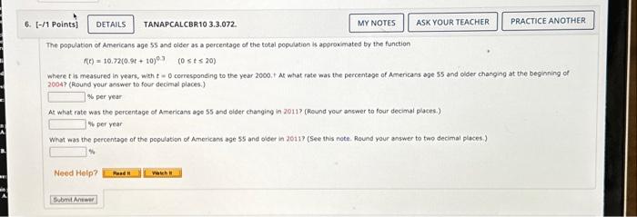 Solved The population of Americans age 55 and older as a | Chegg.com