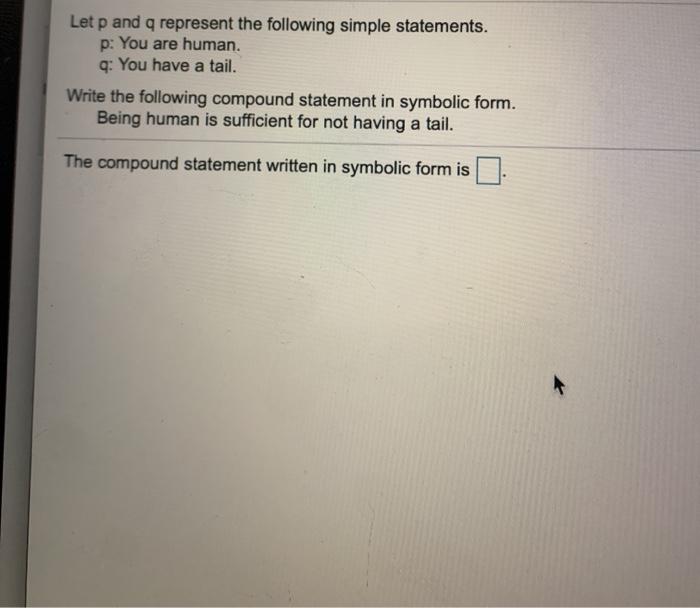 Solved Let p and a represent the following simple | Chegg.com
