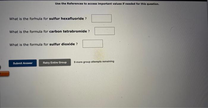 Solved Use the References to access important values if | Chegg.com