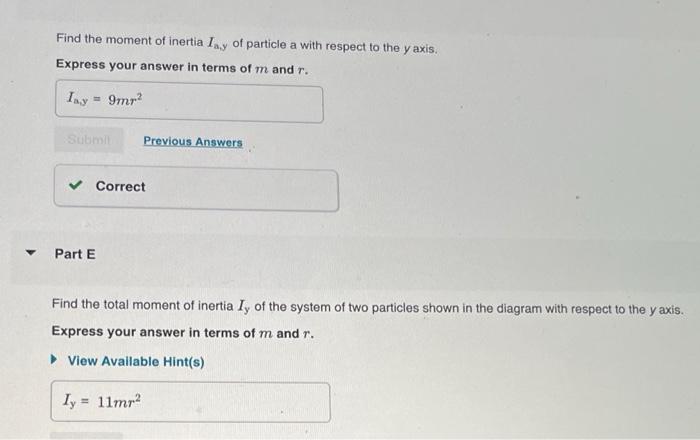 Solved Using the formula for kinetic energy of a moving | Chegg.com