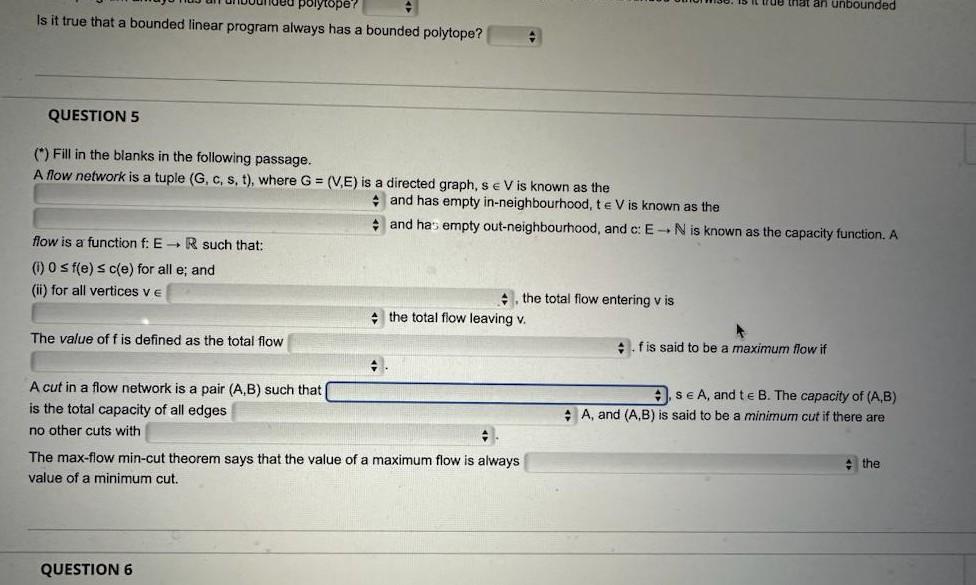 Solved Is it true that a bounded linear program always has a | Chegg.com