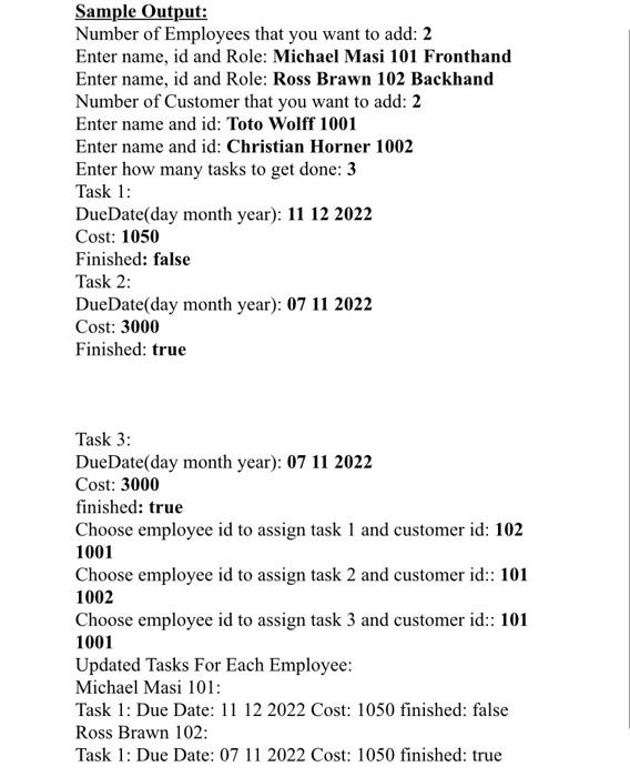 Solved Person name: String id: int Person(String,int): Const | Chegg.com