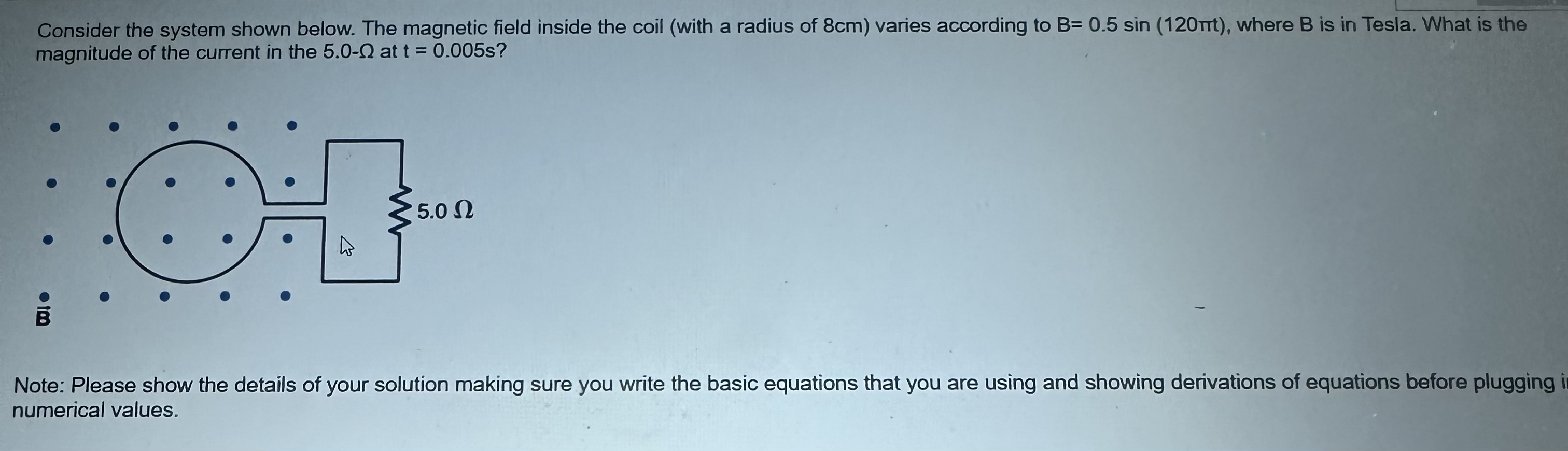 Solved Consider the system shown below. The magnetic field | Chegg.com