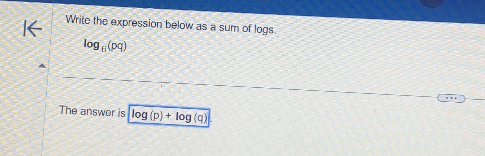 Solved Write the expression below as a sum of | Chegg.com