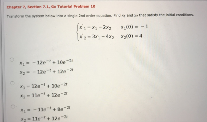Solved Chapter 7, Section 7.1, Go Tutorial Problem 10 | Chegg.com