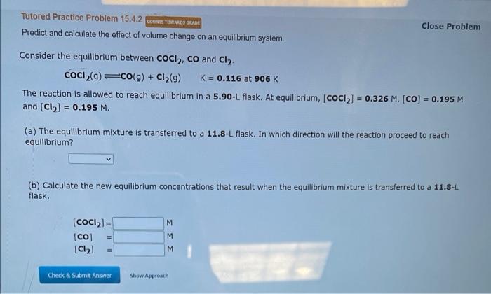 Solved Tutored Practice Problem 15.4.2 COUNTS TOMAROS GRADE | Chegg.com