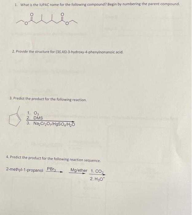 Solved Hello! Please help answering all five of these | Chegg.com