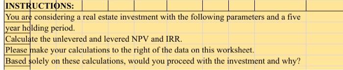 Solved Purchase price 20,300,000 Anticipated NOI Year 1 Tear | Chegg.com
