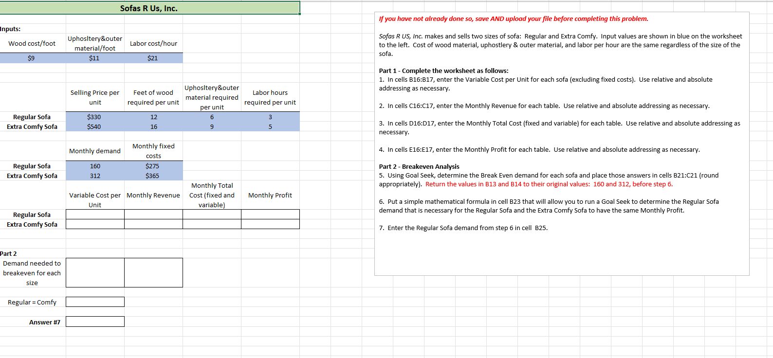 Solved EXCEL SHEET-Math ModelPlease provide step by step | Chegg.com
