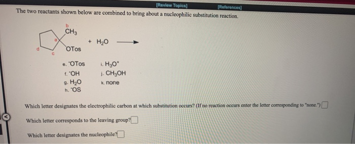 Solved [Review Topics) (References) The two reactants shown | Chegg.com