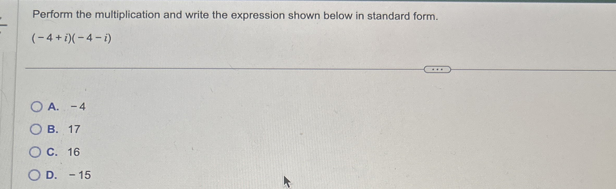 Solved Perform the multiplication and write the expression | Chegg.com