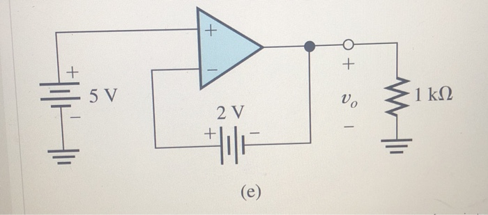 Solved For each of the circuits below, assume that the op | Chegg.com