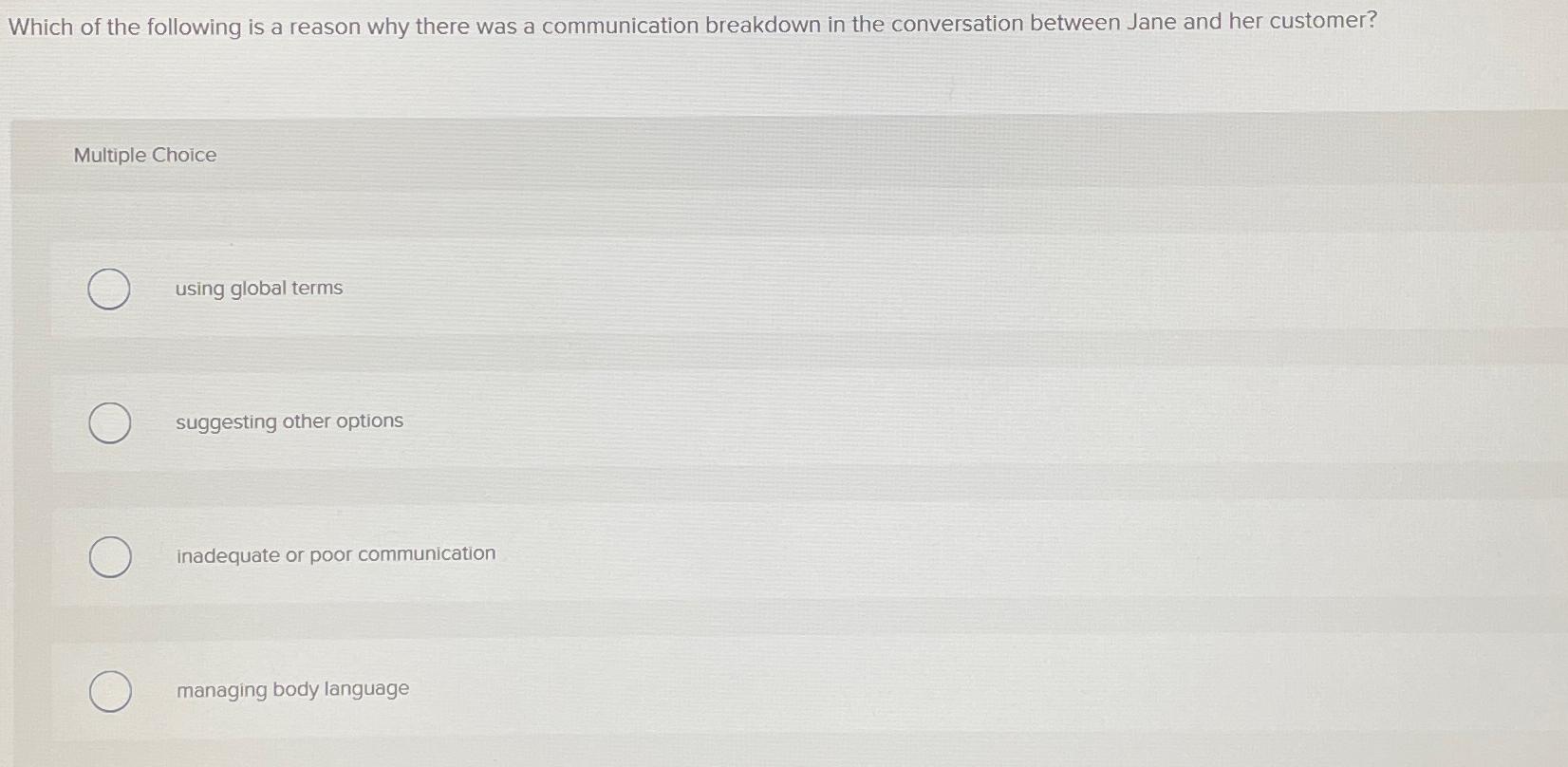 Solved Which of the following is a reason why there was a | Chegg.com