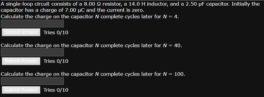 Solved A single-loop circuit consists of a 8.00Ω ﻿resistor, | Chegg.com