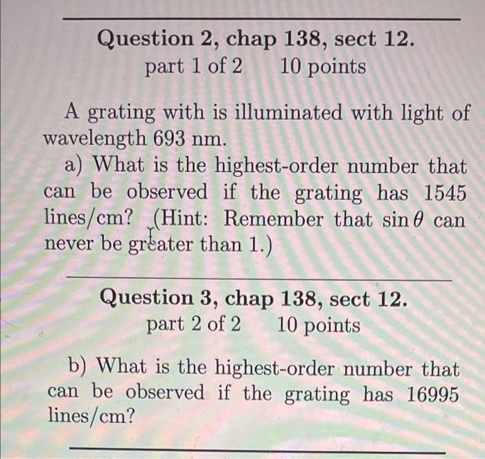 Solved Question 2, chap 138, sect 12. part 1 of 2 10 points | Chegg.com