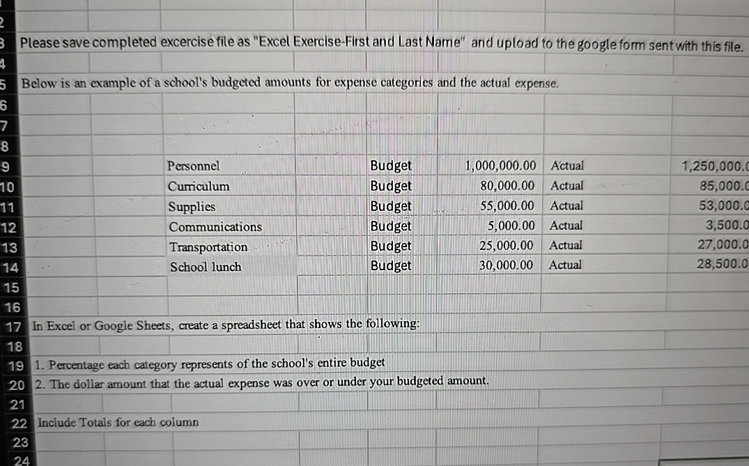 Solved Please save completed excercise file as "Excel | Chegg.com