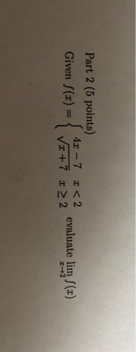 Solved Part 2 (5 points) 4x7 x