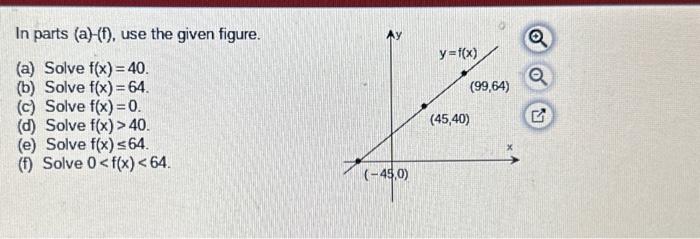 Solved In parts (a)-(f), use the given figure. (a) Solve | Chegg.com