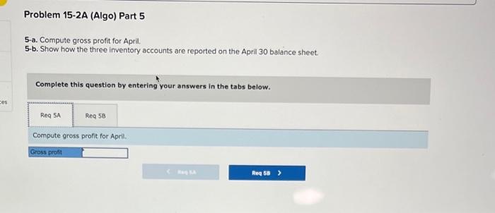 Solved Required information Problem 15-2A (Algo) Computing | Chegg.com