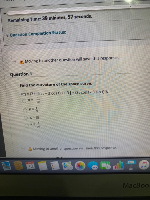 Solved Remaining Time: 39 minutes, 57 seconds. Question | Chegg.com