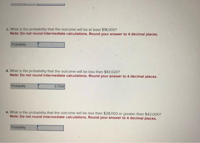 Solved Problem 13-20 (Algo) Probability analysis with a | Chegg.com