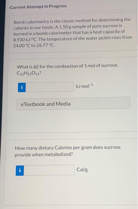 Solved Bomb calorimetry is the classic method for | Chegg.com