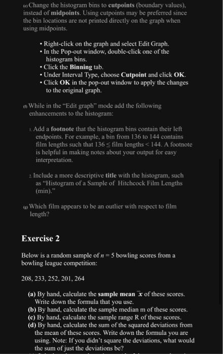 Solved Problem Set 1 Describing Data Numerically And Chegg