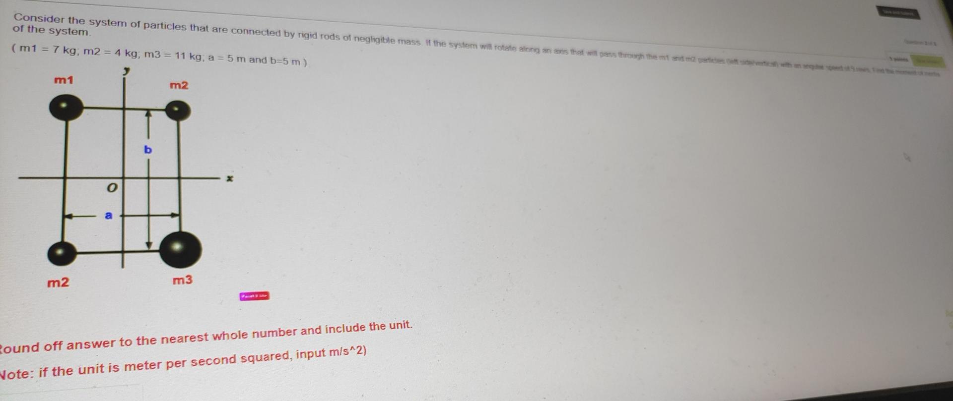 Solved Consider the system of particles that are connected | Chegg.com