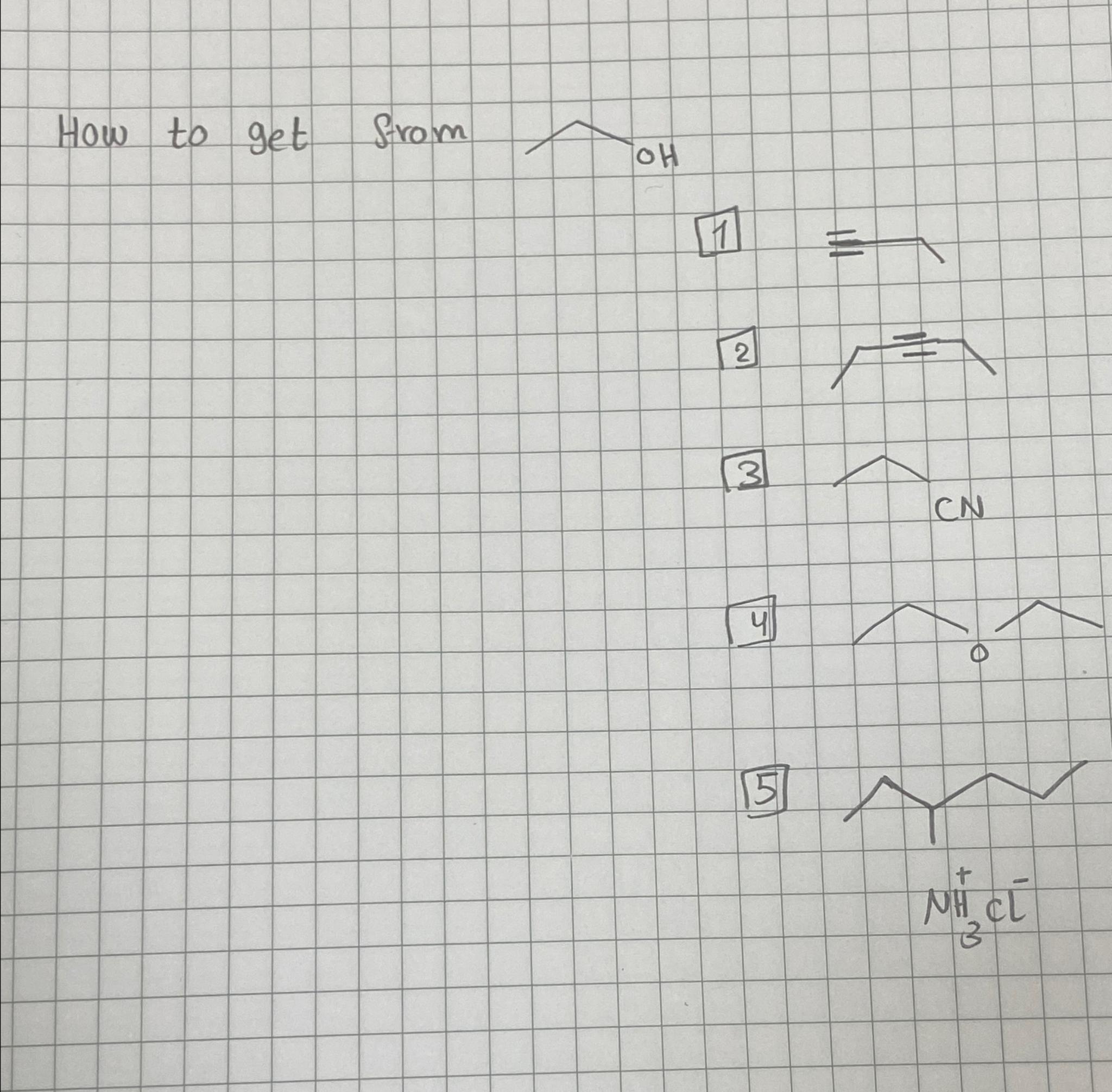 Solved How to get from OH1)Terminal Alkyne 2) ﻿Internel | Chegg.com