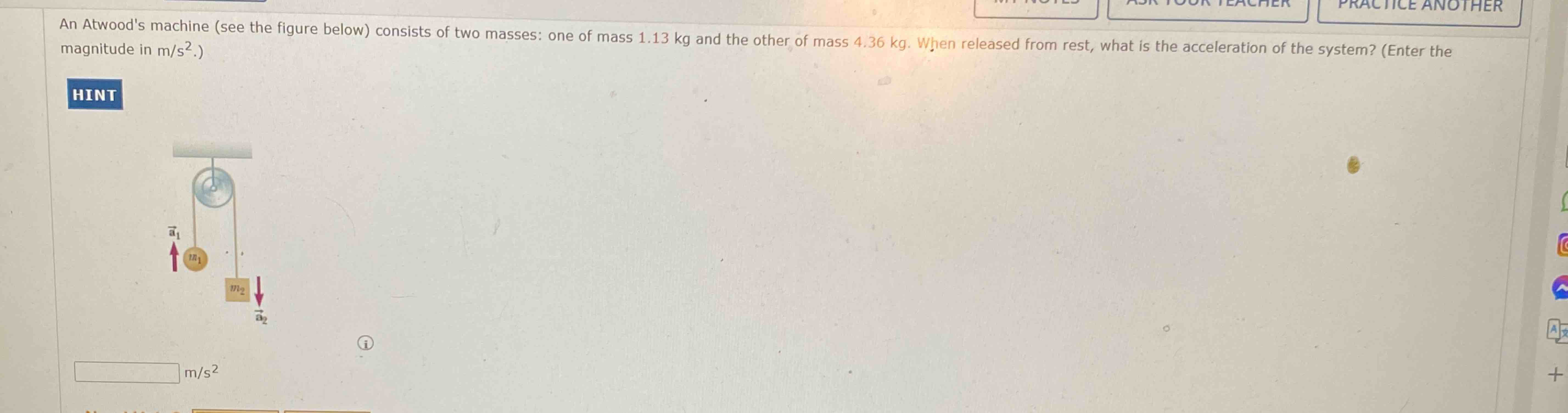 Solved magnitude in ms2.)(i)ms2 | Chegg.com
