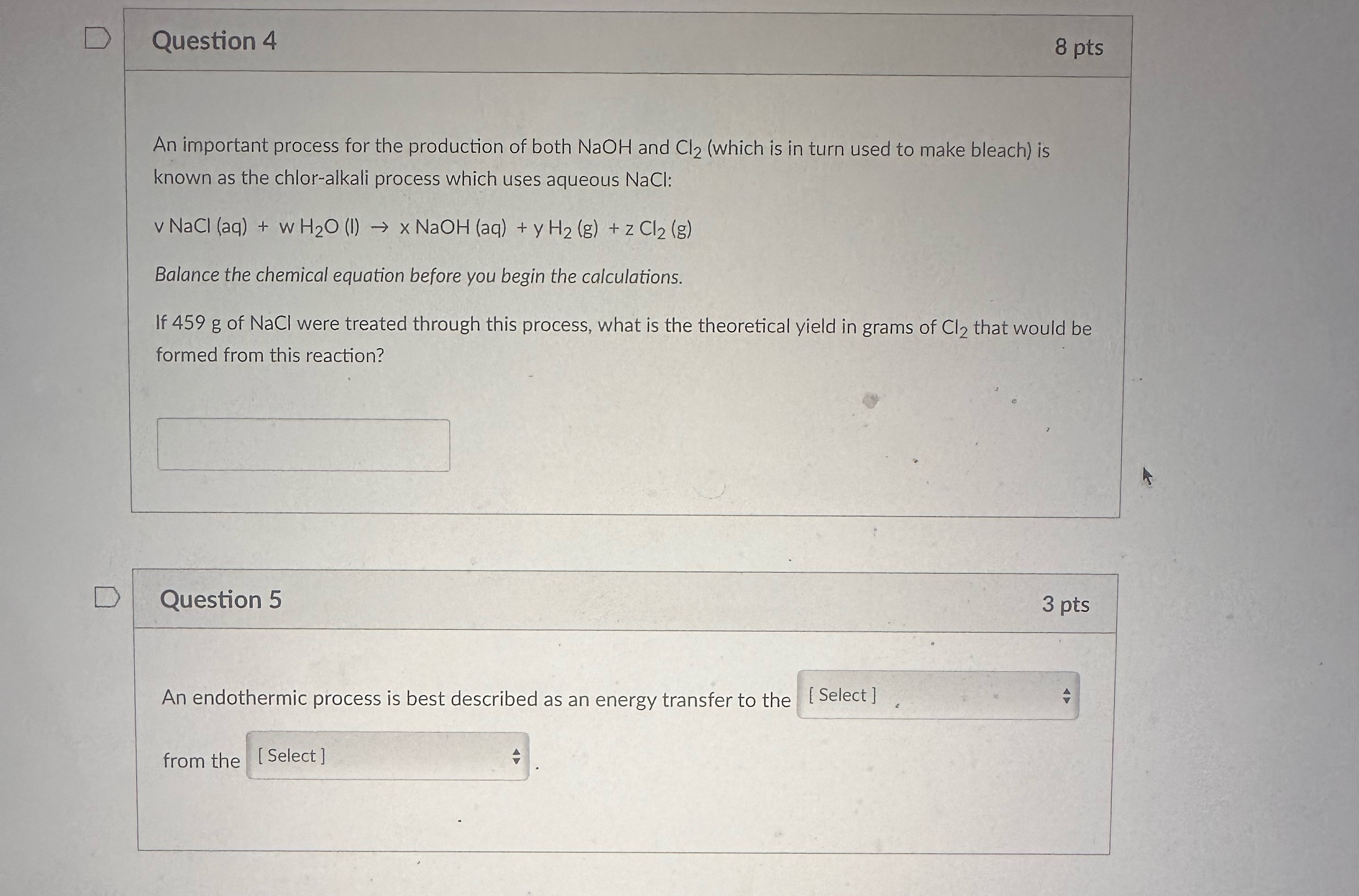 Solved Question 48 ﻿ptsAn important process for the | Chegg.com