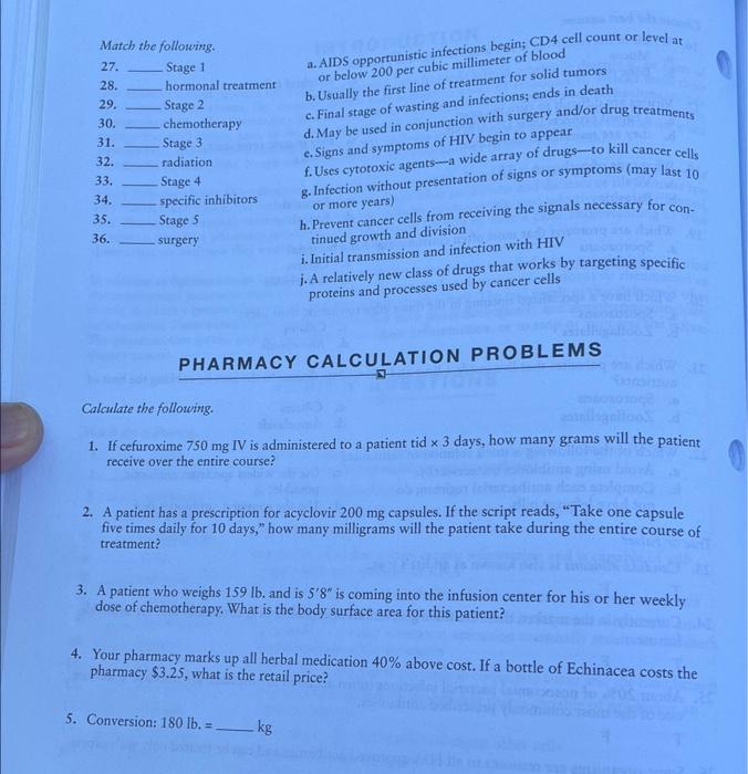 Solved 5. 6. 7. 8. 9. 80T9 an 10. 11. 12. 13. 14. 15. Match | Chegg.com