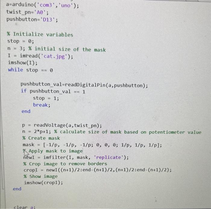 Solved Get Rid Of Imfilter So That It Does It By Hand Using 