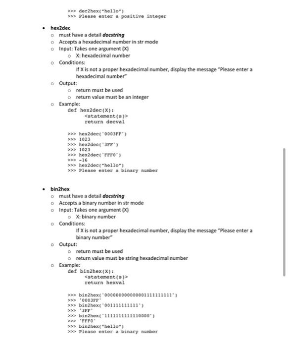 Solved Problem: Write a python (numberconversion.py) file | Chegg.com