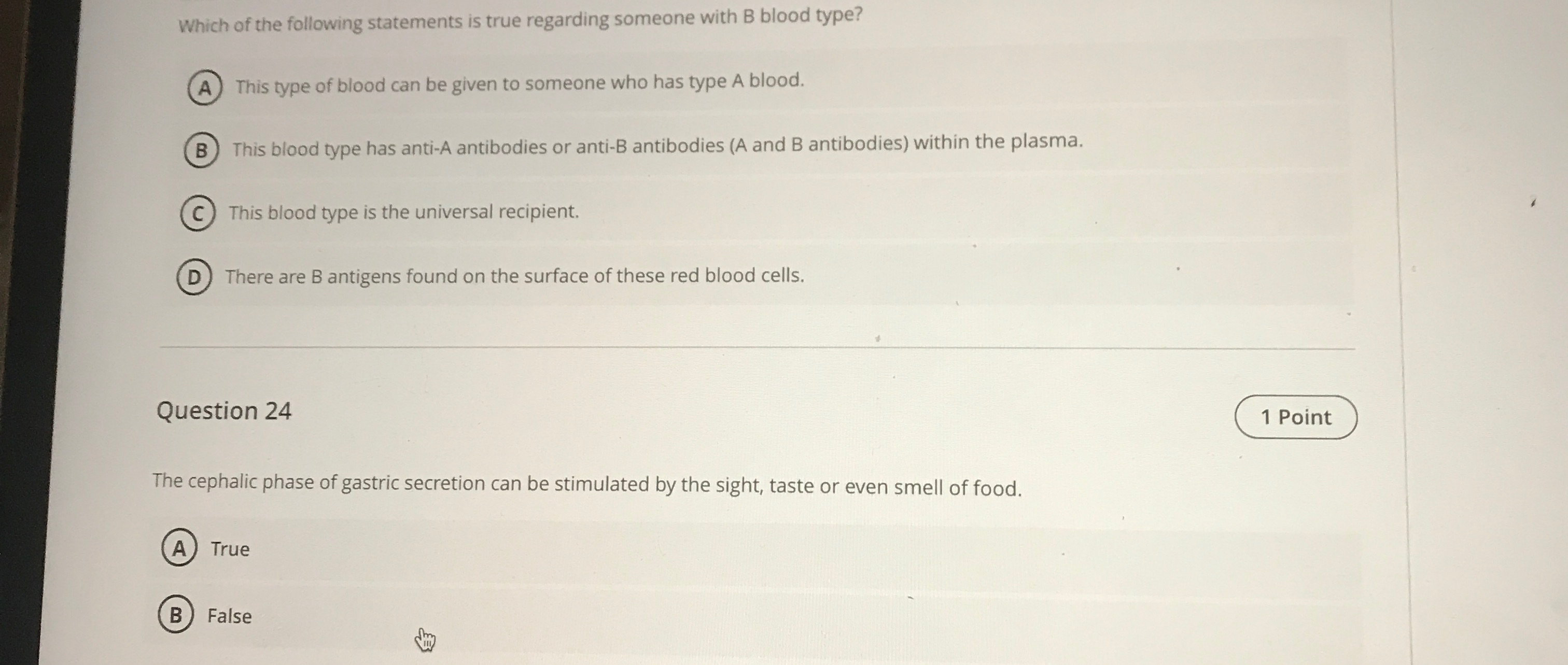 Solved Which of the following statements is true regarding | Chegg.com