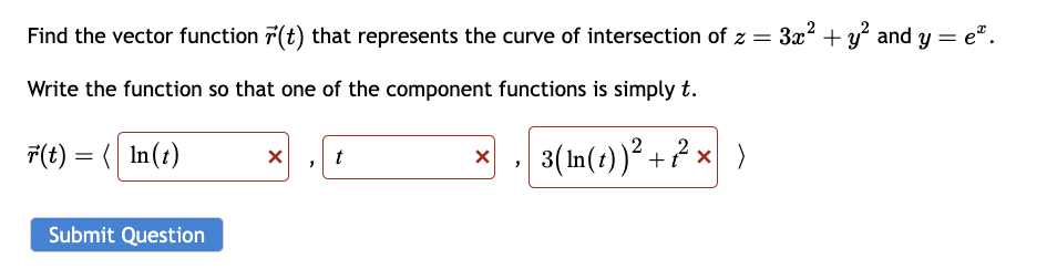 Solved Find the vector function vec(r)(t) ﻿that represents | Chegg.com